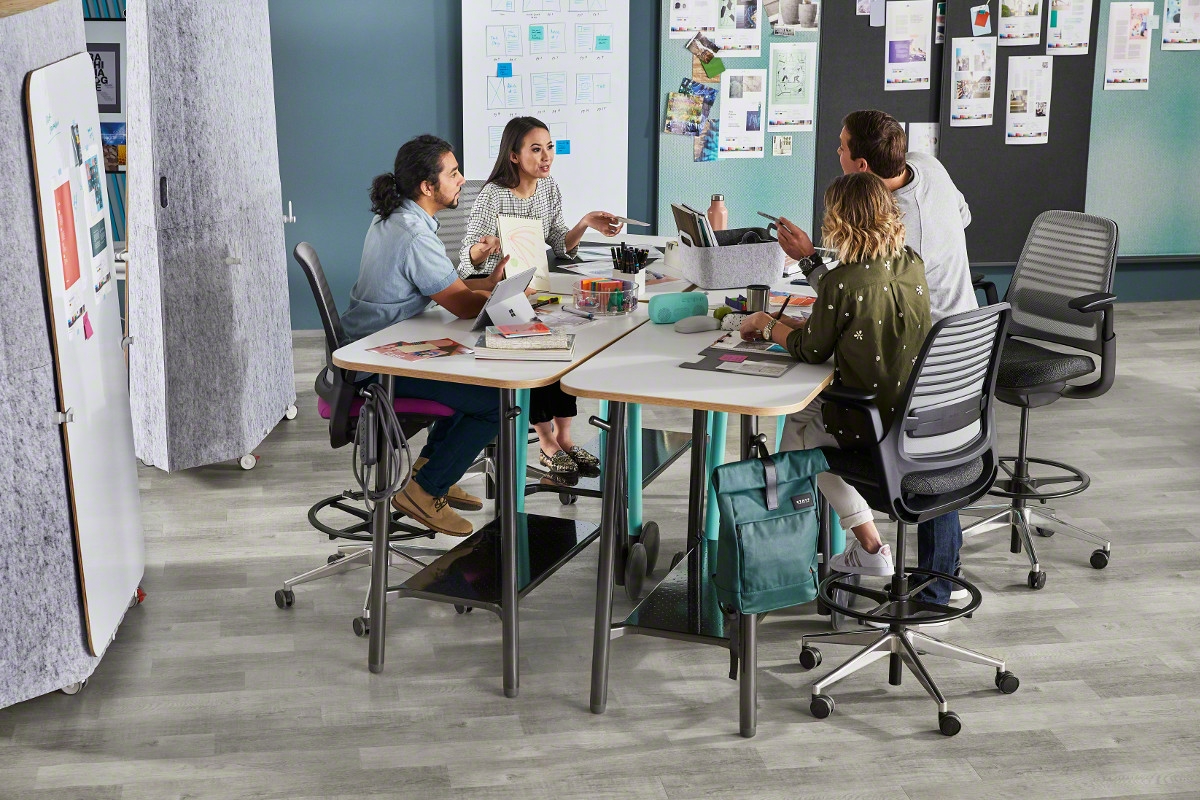 Modern Tribe - Steelcase Flex Collection I Hannaher's Workplace Interiors